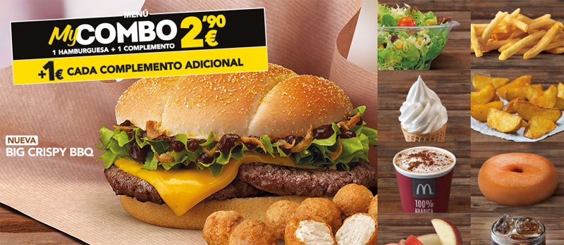 Vuelve el menú My Combo a McDonald's. - Centro Comercial Rincón de la ...