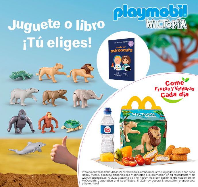 Playmobil Wiltopia en McDonal’s – Centro Comercial Rincón de la Victoria