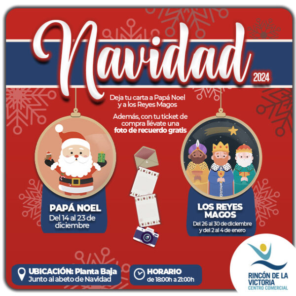 Nos visitan Papá Noel y los Reyes Magos – Centro Comercial Rincón de la ...